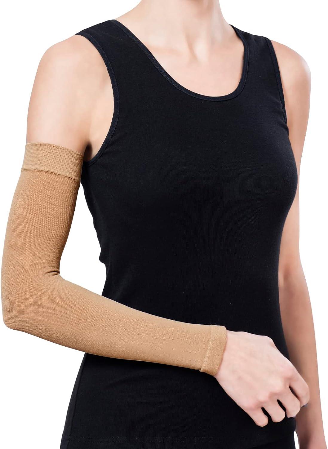 23-32 mmHg POST MASTECTOMY Compression Sleeve without Gauntlet Medical ...