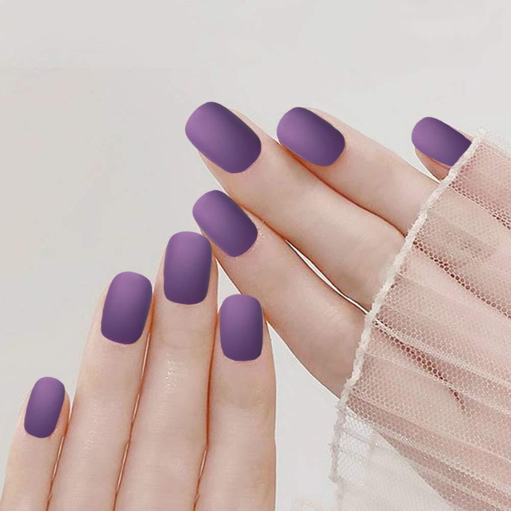 Light Purple Gel Nails