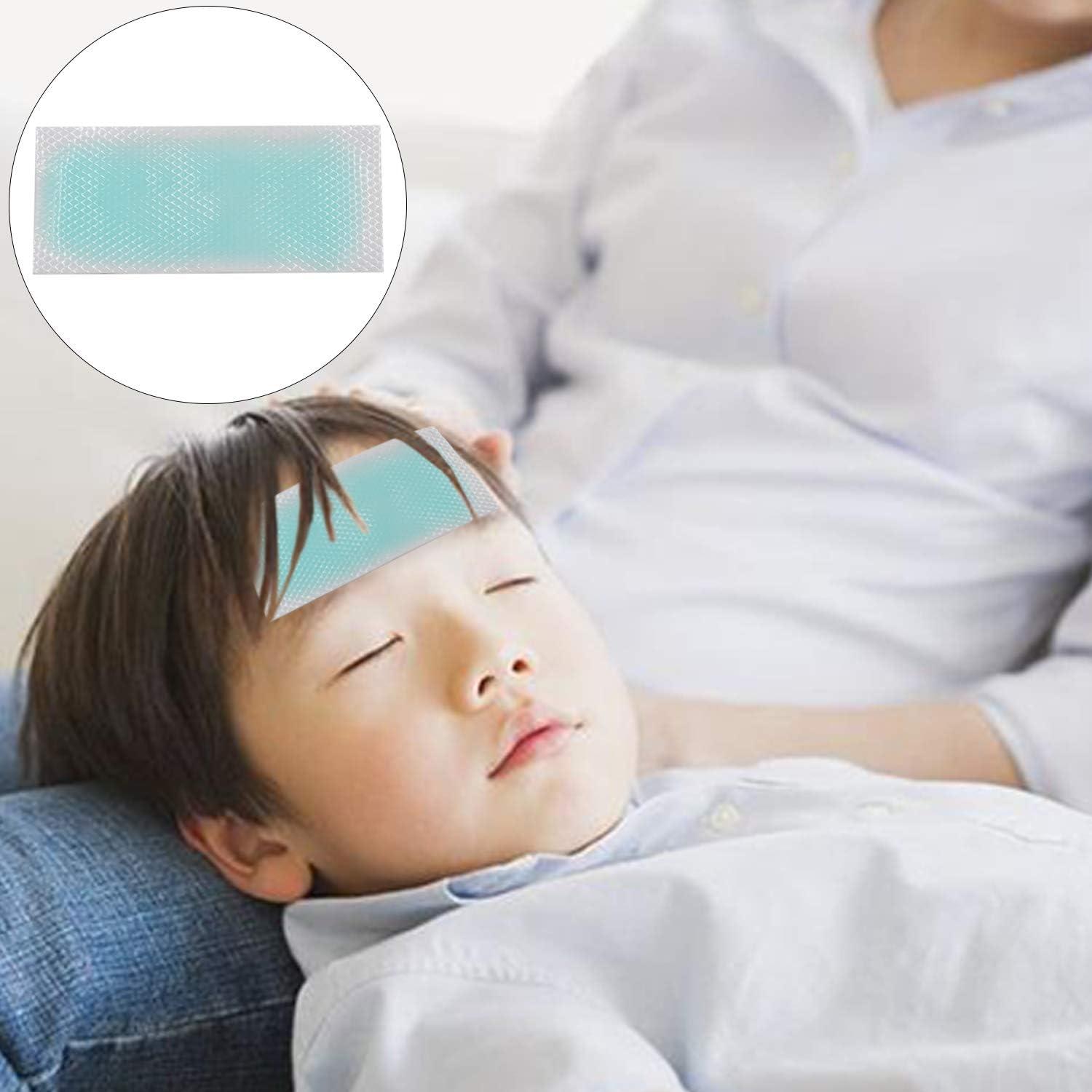20 Sheets Fever Cooling Gel Patches - for Kids, Adults & Pets | Relieve ...