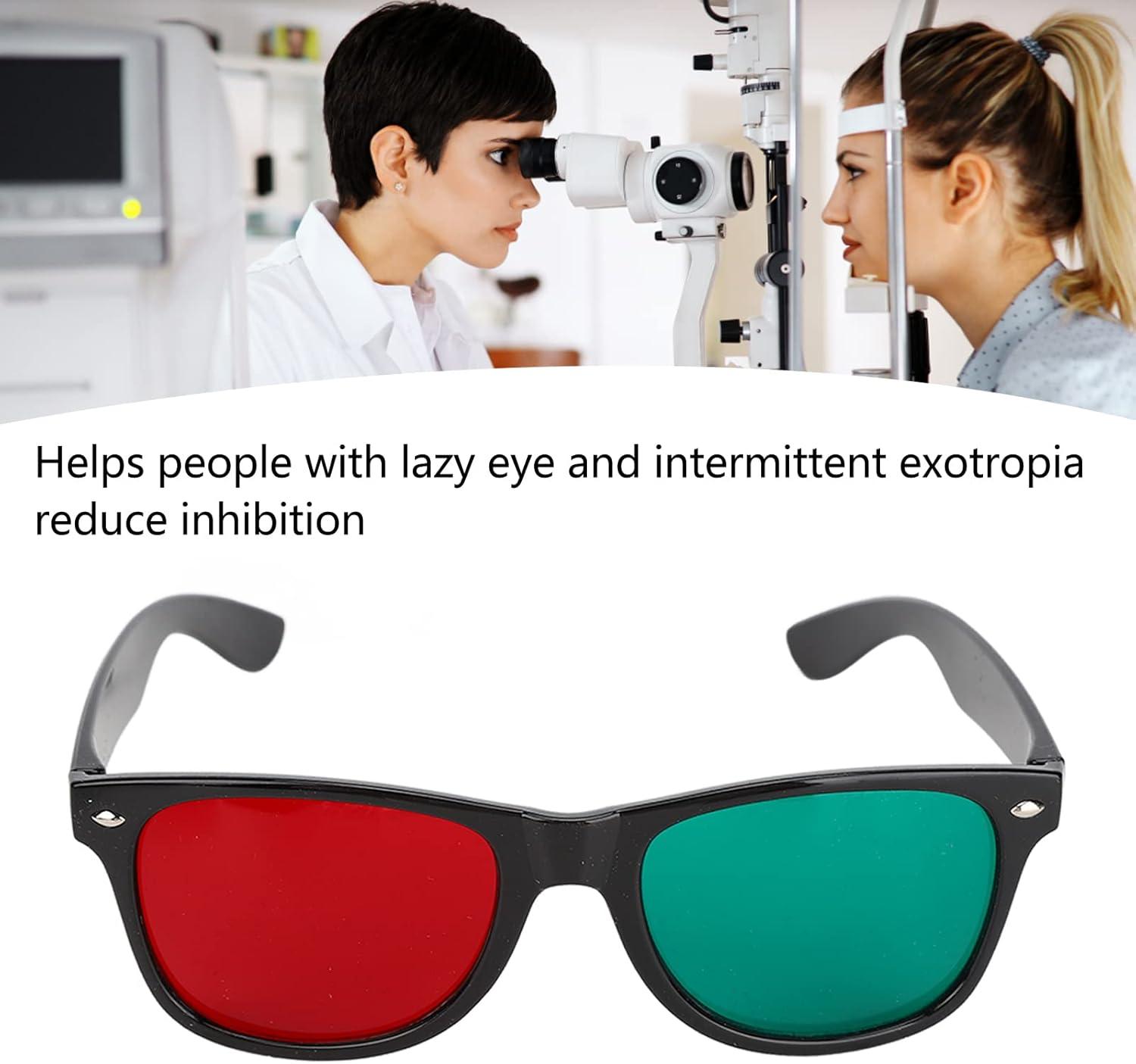 Red Green Glasses - Portable Color Blindness Correction & Amblyopia ...