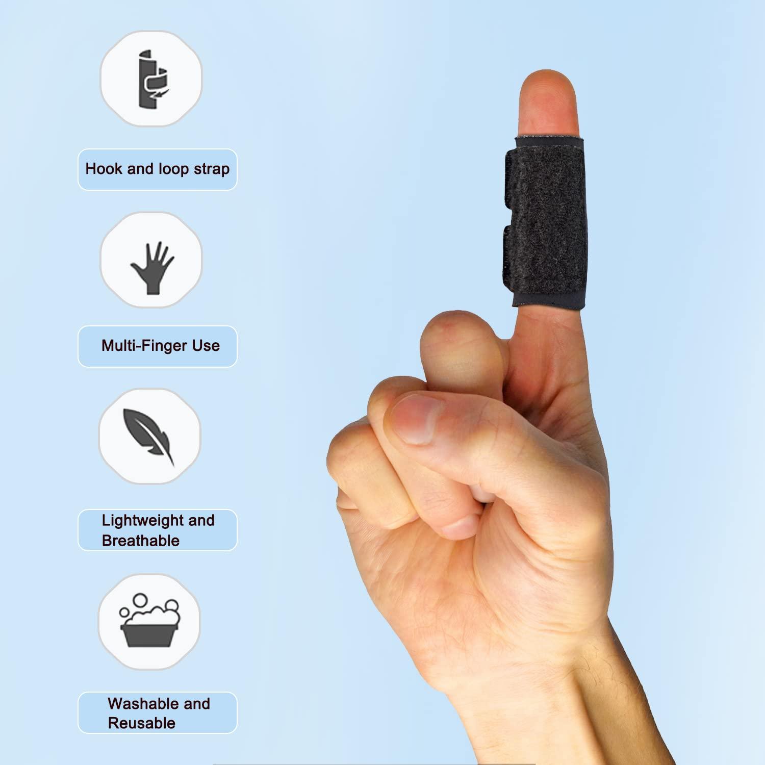 VerteLife Neoprene Finger Splint Thumb Brace Protector Comfortable ...