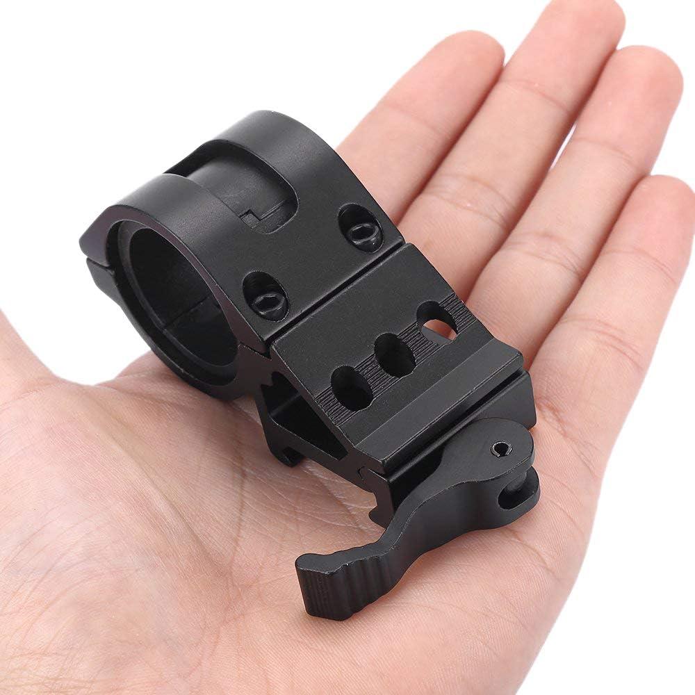 ALONEFIRE Offset Flashlight Mount for Picatinny Rail - Tactical LED ...