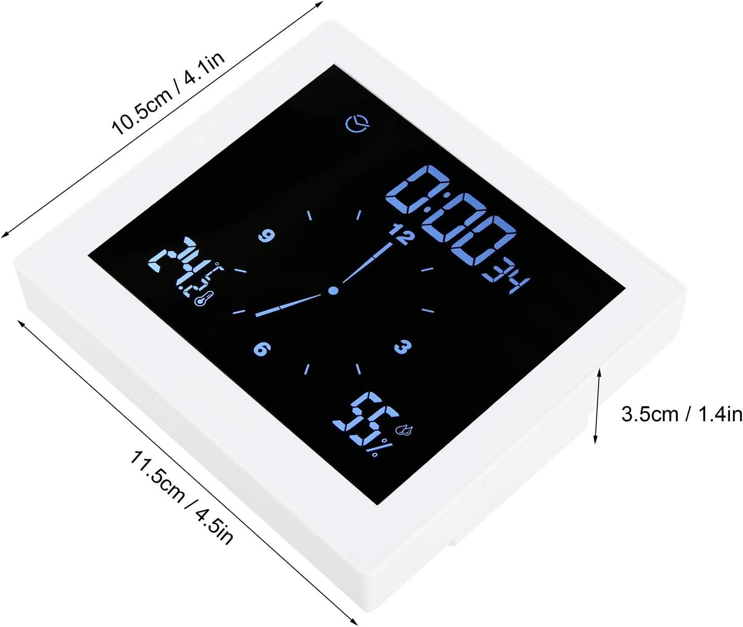 Bathroom Accessories Digital Clock Ring Dynamic Hand Time Display ...