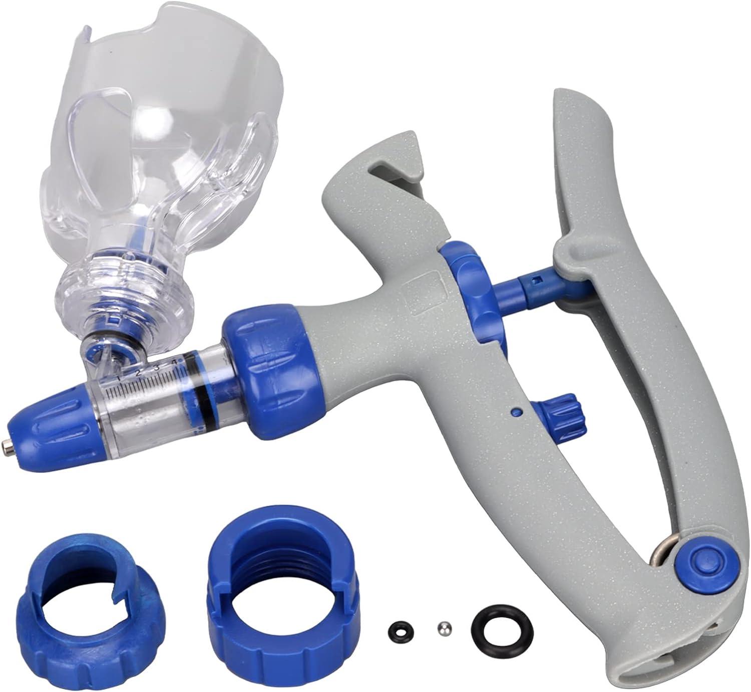 5ml Continuous Syringe Animal Injector Gun - Easy to Operate and ...