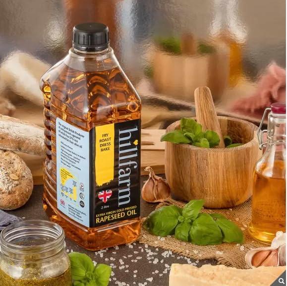 Hillfarm Extra Virgin Cold Pressed Rapeseed Oil | Rich in the 3 Omega's ...