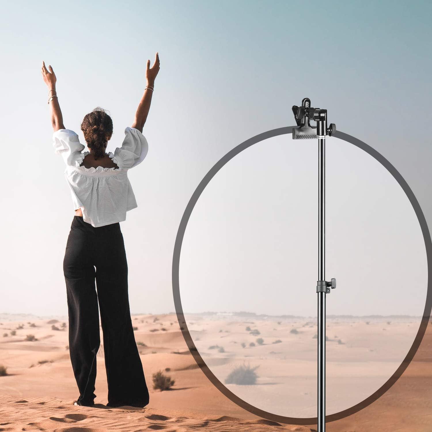 EMART 8.5FT Light Stand Kit with 5/8 Reflector Holder - Heavy Duty ...