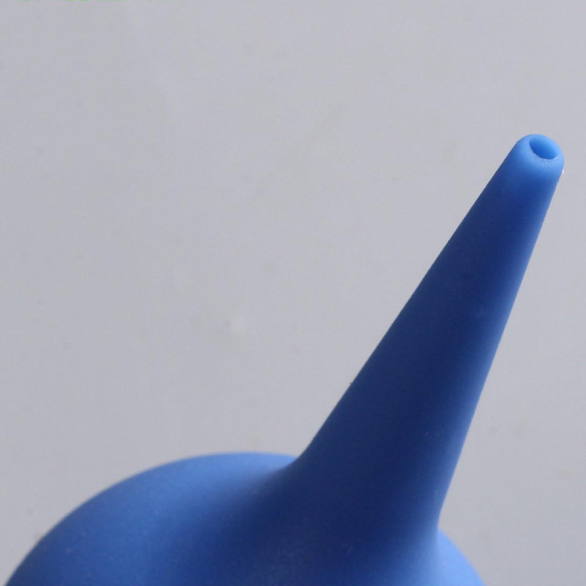 Blue Ear Suction Bulb & Air Blower Pump - Effective Ear Washing Squeeze ...