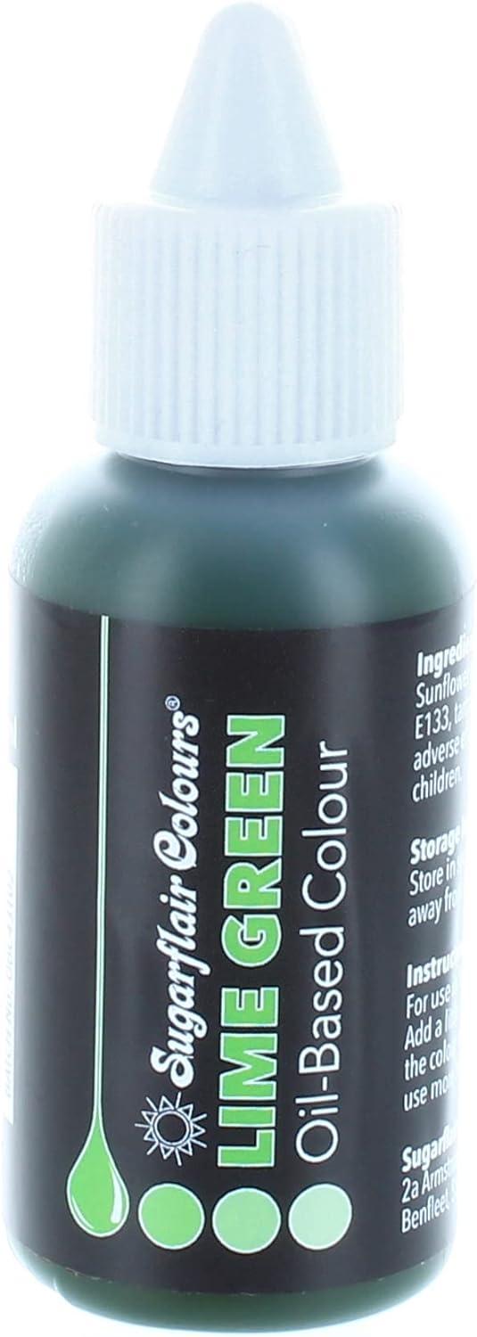Sugarflair Lime Green Oil Based Food Colouring - 30ml Highly ...