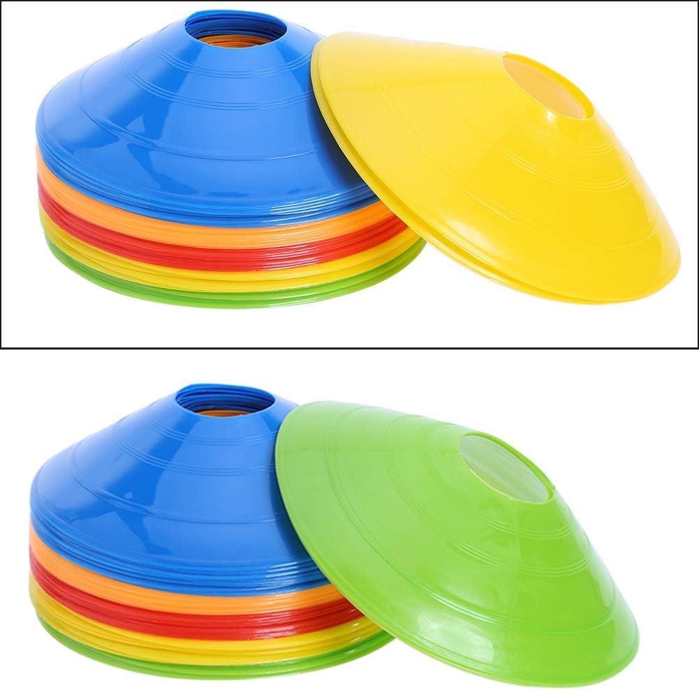 25 Pcs Pro Disc Cones - Training Cones Agility Soccer Cones with Carry ...