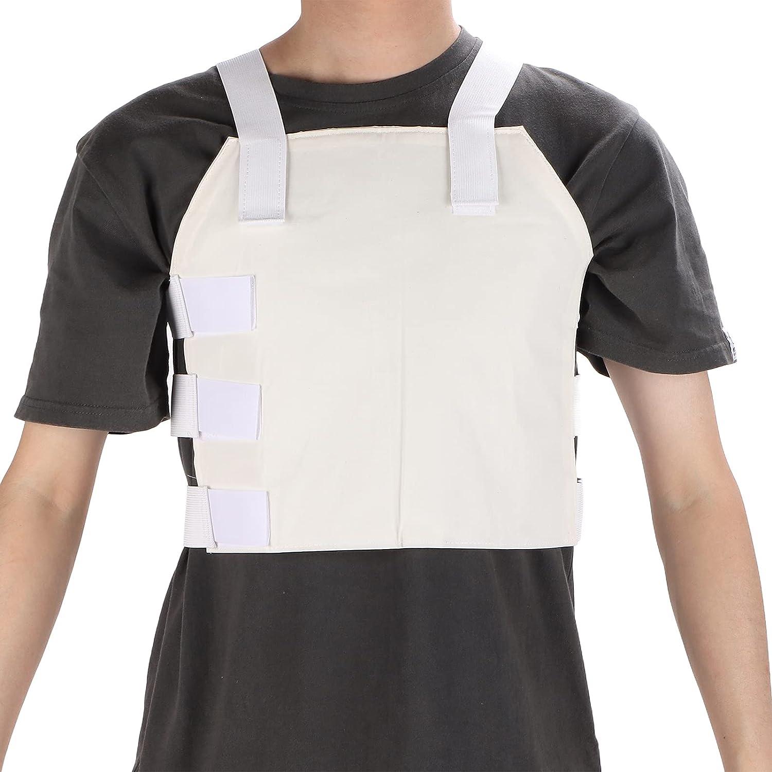 Breathable Sternum and Thorax Support Brace for Intercostal Muscle ...