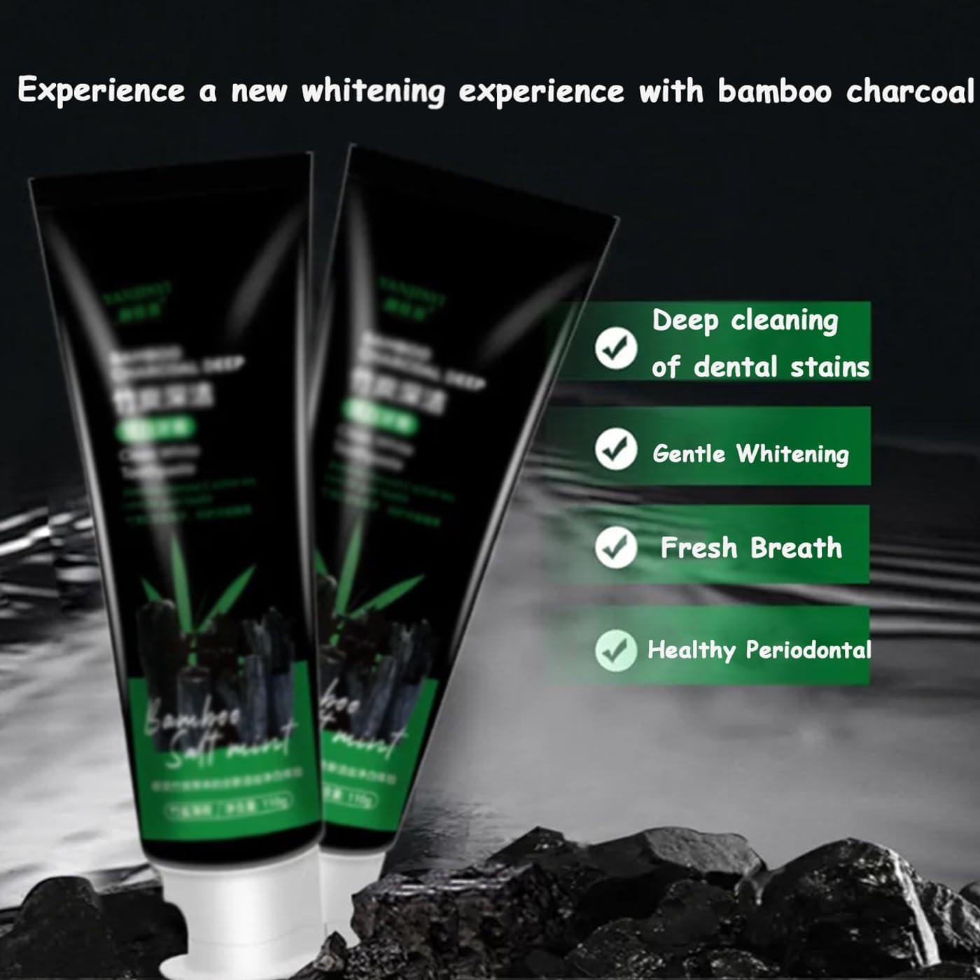Bamboo Charcoal Deep Clean Toothpaste 100g | Activated Carbon Teeth ...
