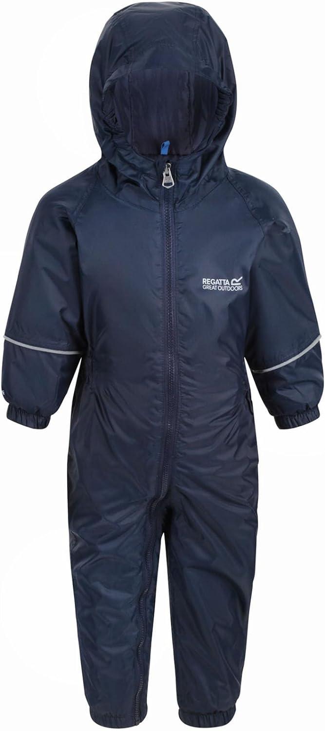 Regatta Kids Splosh III Waterproof Puddle Suit - Navy (48-60 months) | Buy Now with Express ...