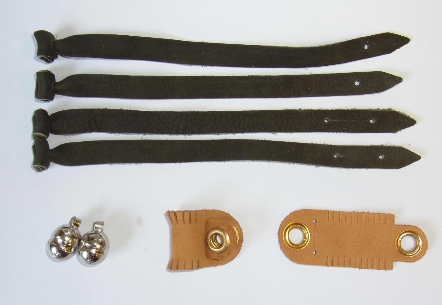 Falconry aylmeri anklets jesses & Bell set (small) | Buy Now with ...