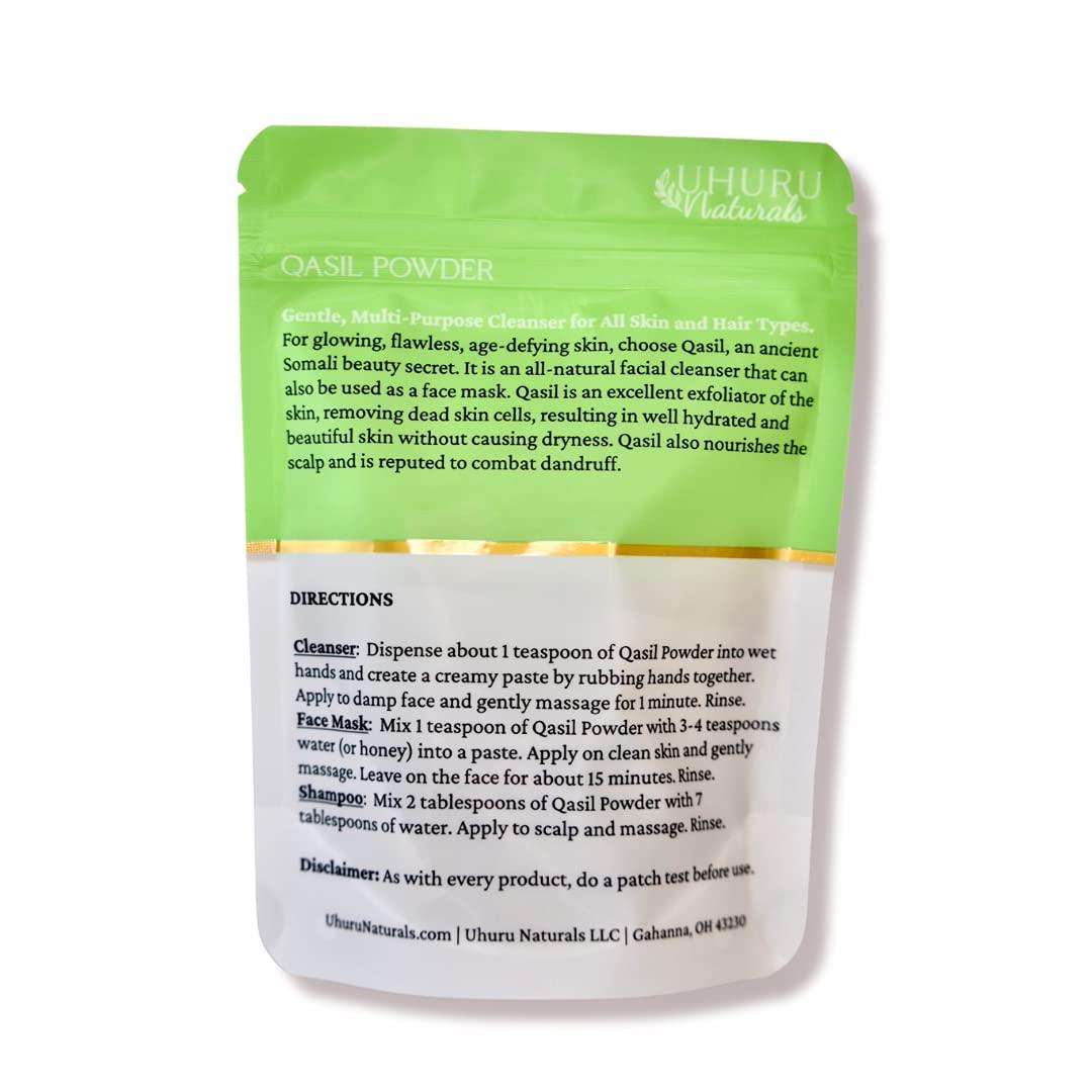 Uhuru Naturals Qasil Powder 20g - Ancient Somali Beauty Secret for ...