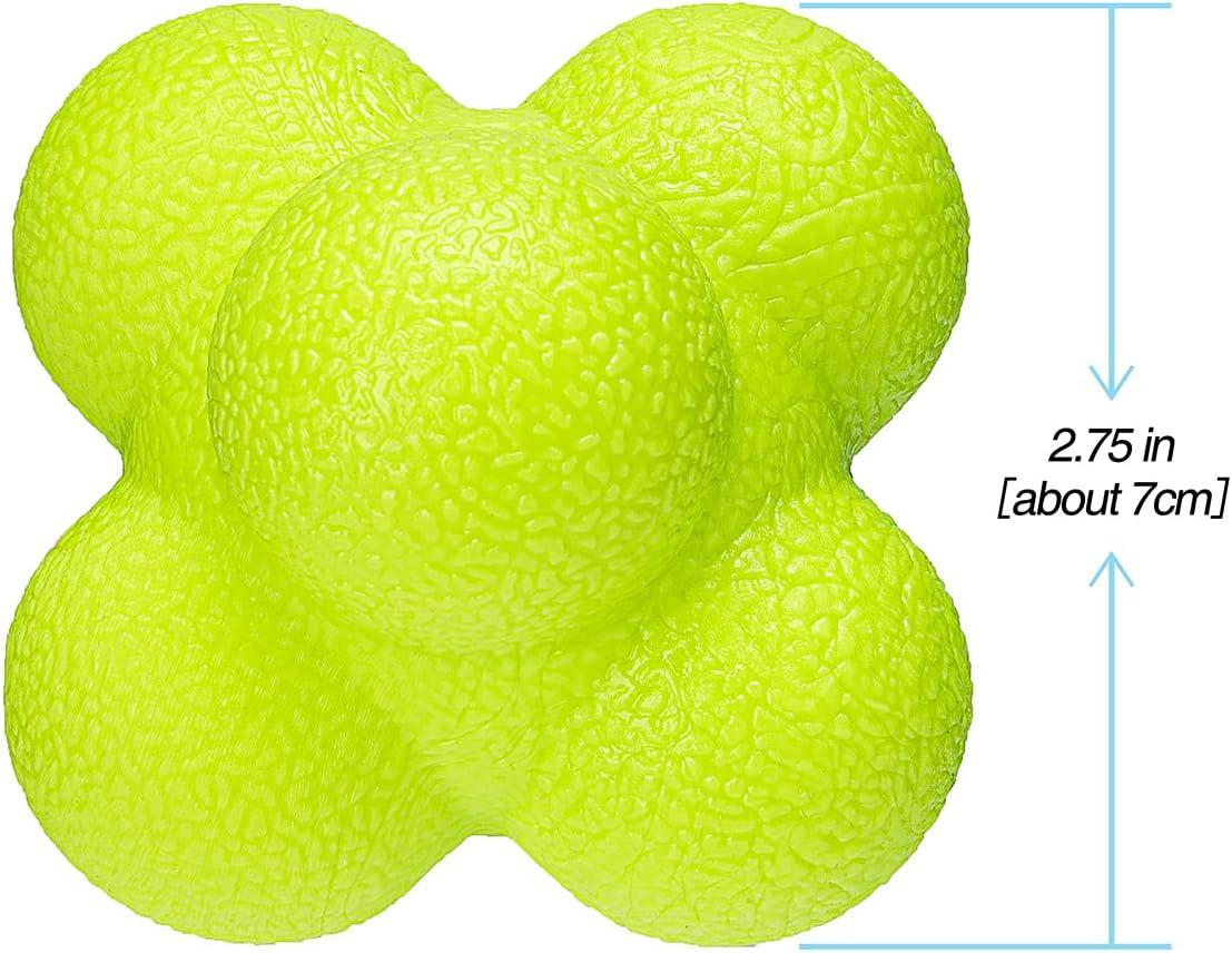 PSG.LGD Hexagonal Reaction Ball for Agility Training - Green/Orange ...