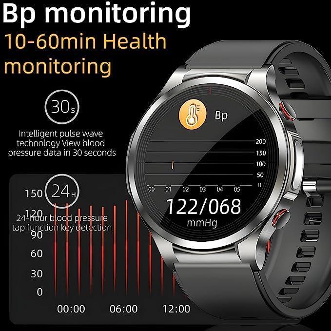 Smart Diabetic Watch: Glucose Monitor & Fitness Tracker for Men and ...