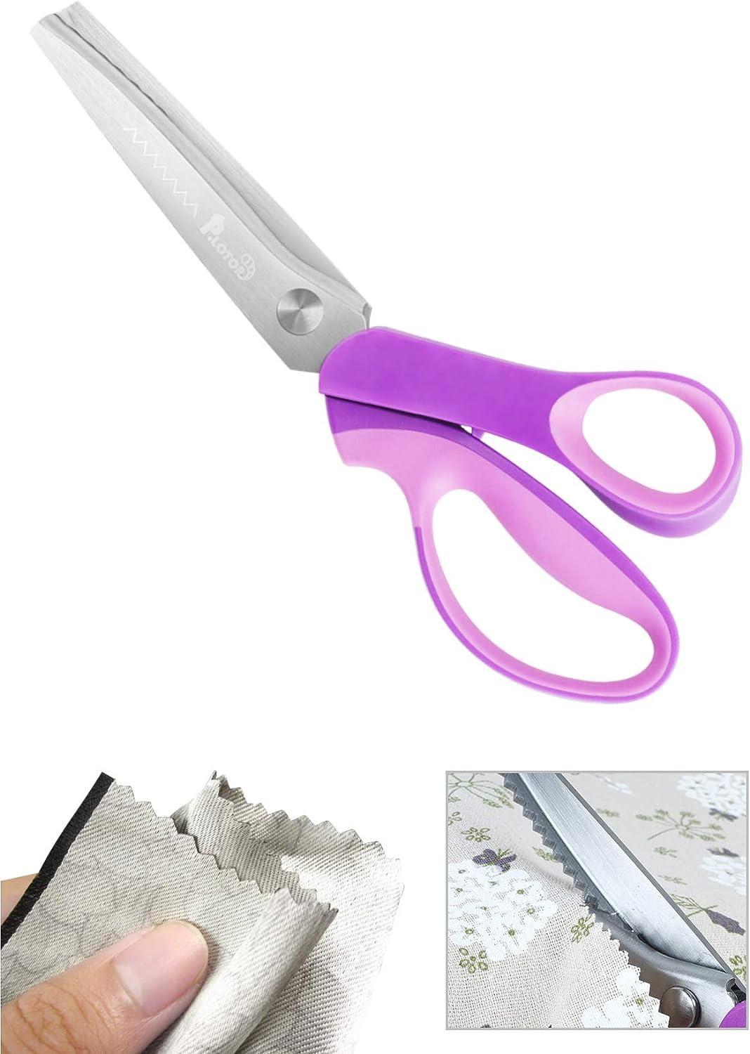 pinking shears for card