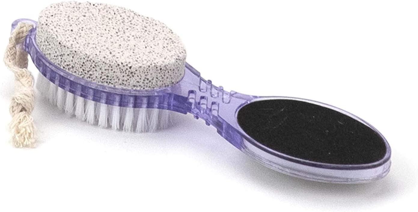 DecorRack 4-in-1 Pedicure Paddle Kit with Pumice Stone and Nail ...