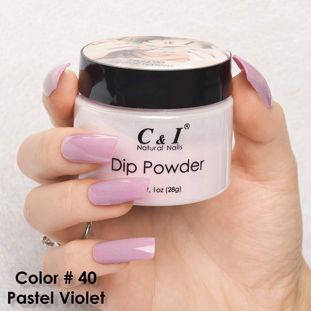 C & I Dip Powder Color No.040 Pastel Violet Purple Color System | Buy ...