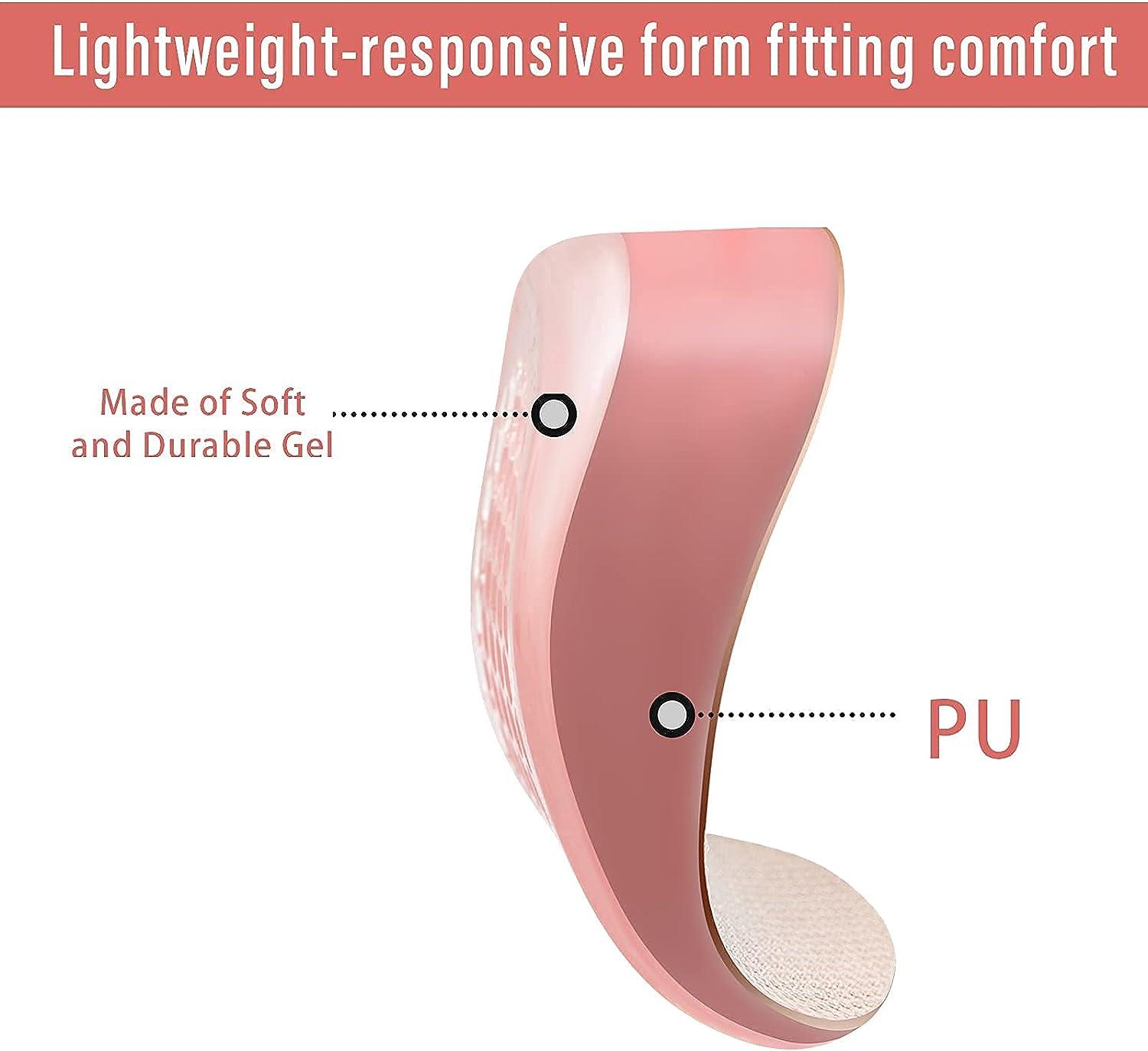 Comfortable 1.4 Inch Height Increase Insoles for Women - Heel Lift Shoe ...