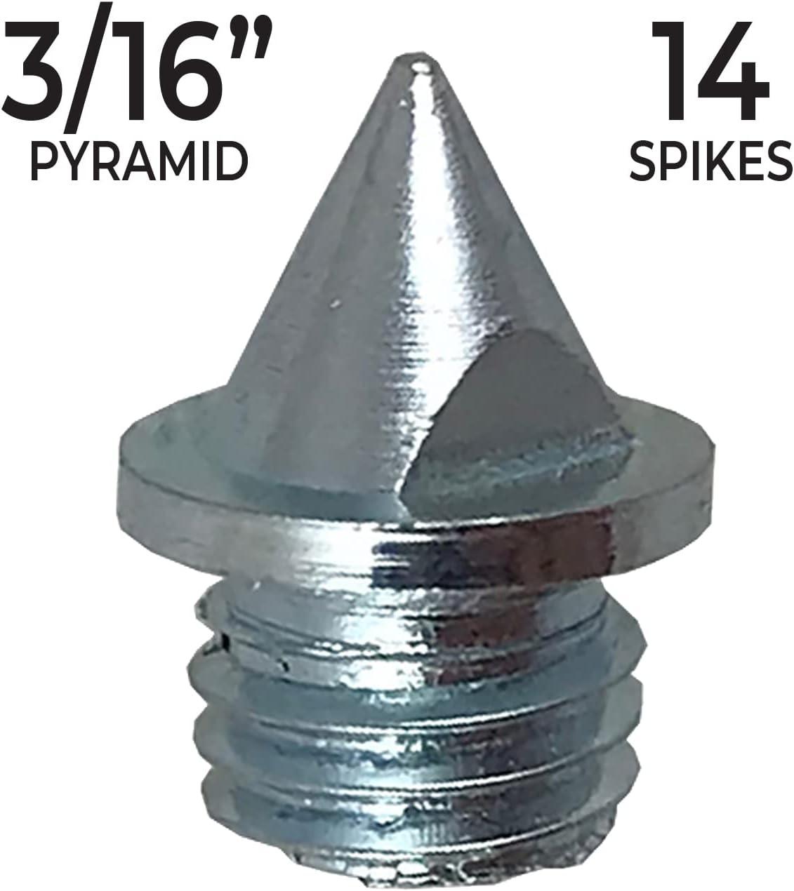 Champ 3/16" Steel Pyramid Spikes