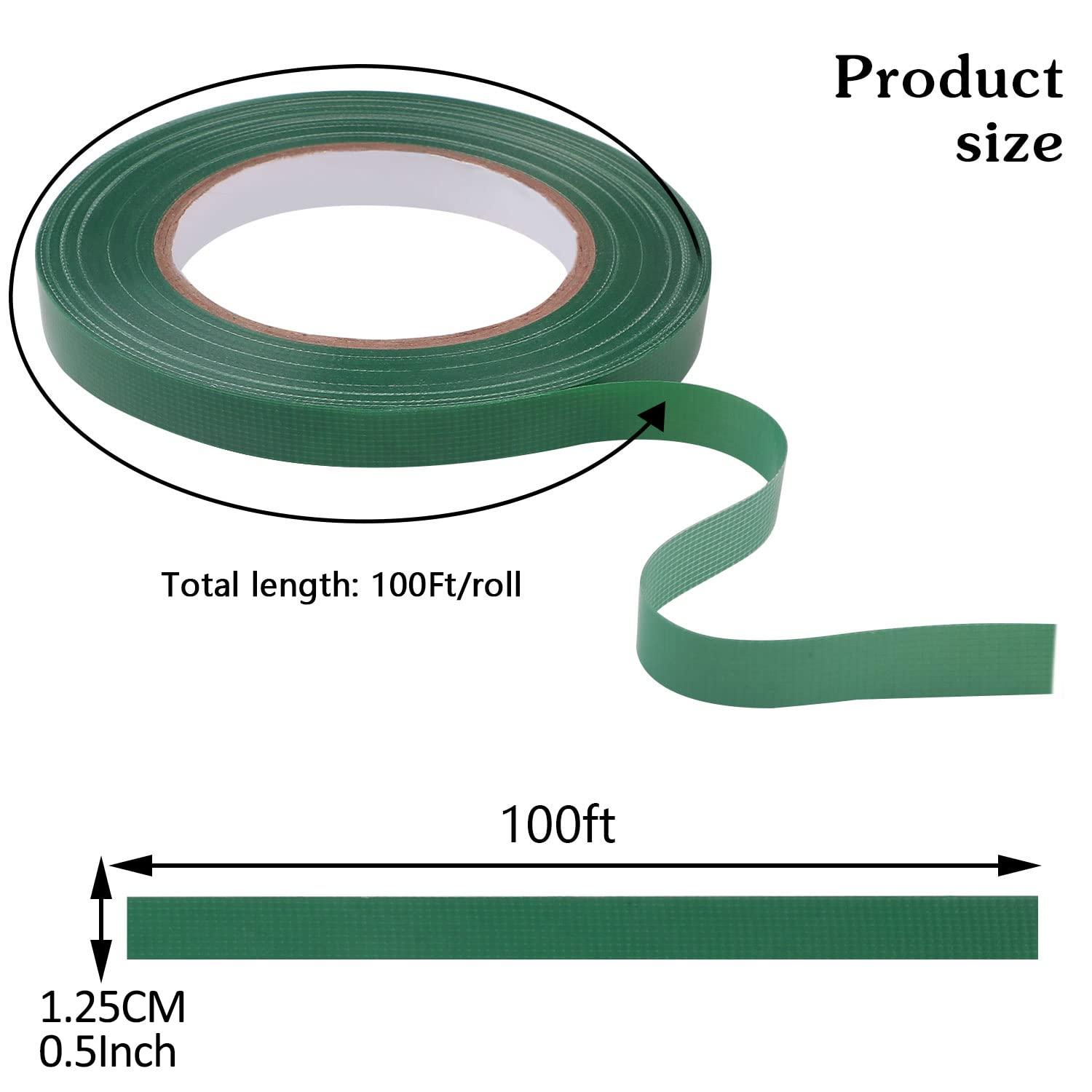 Green Waterproof Floral Tape 1/2 Wide | Adhesive Florist Tape for ...