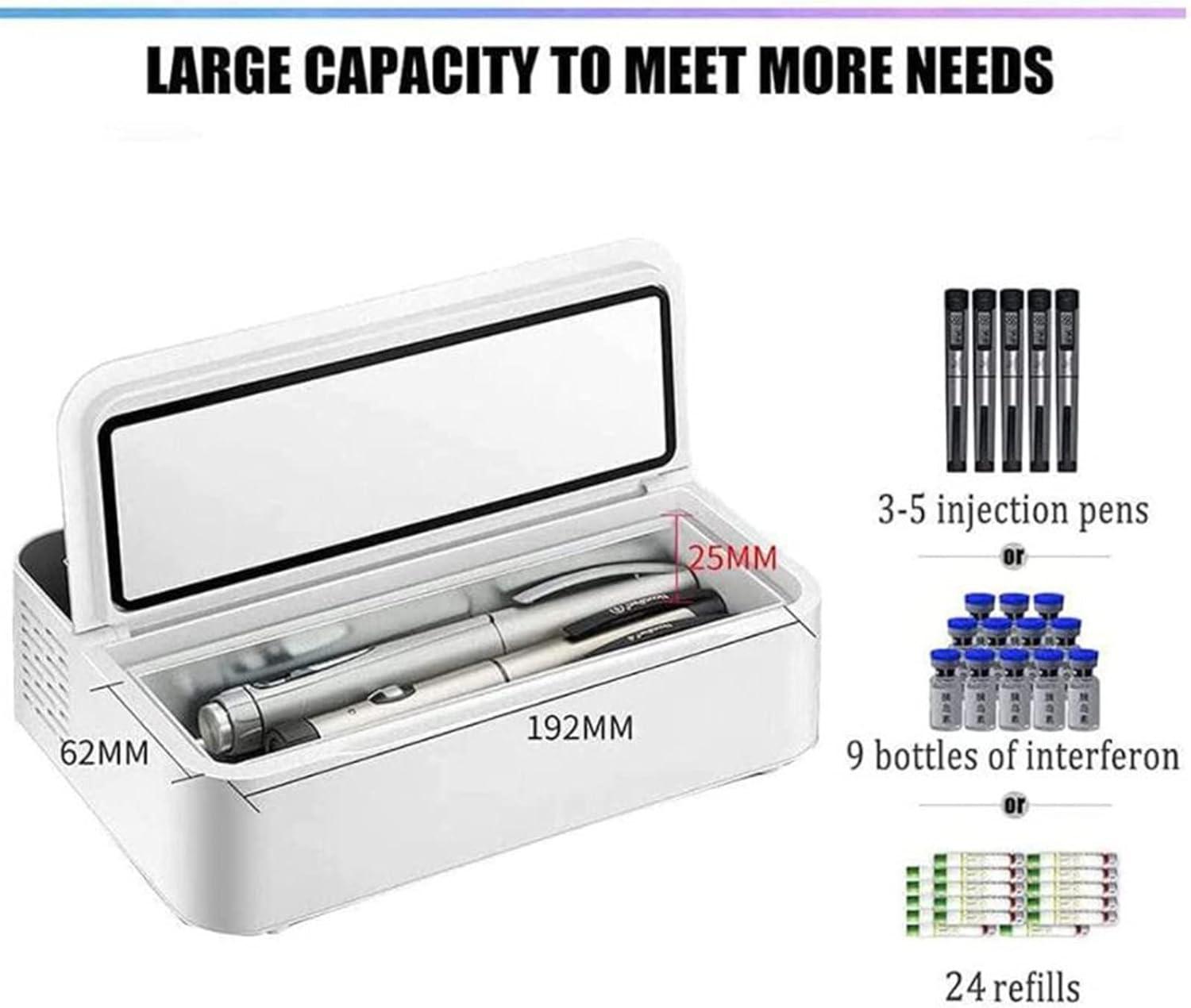 Insulin Box Medicine Fridge and Insulin Cooler Portable Car Cold Case ...