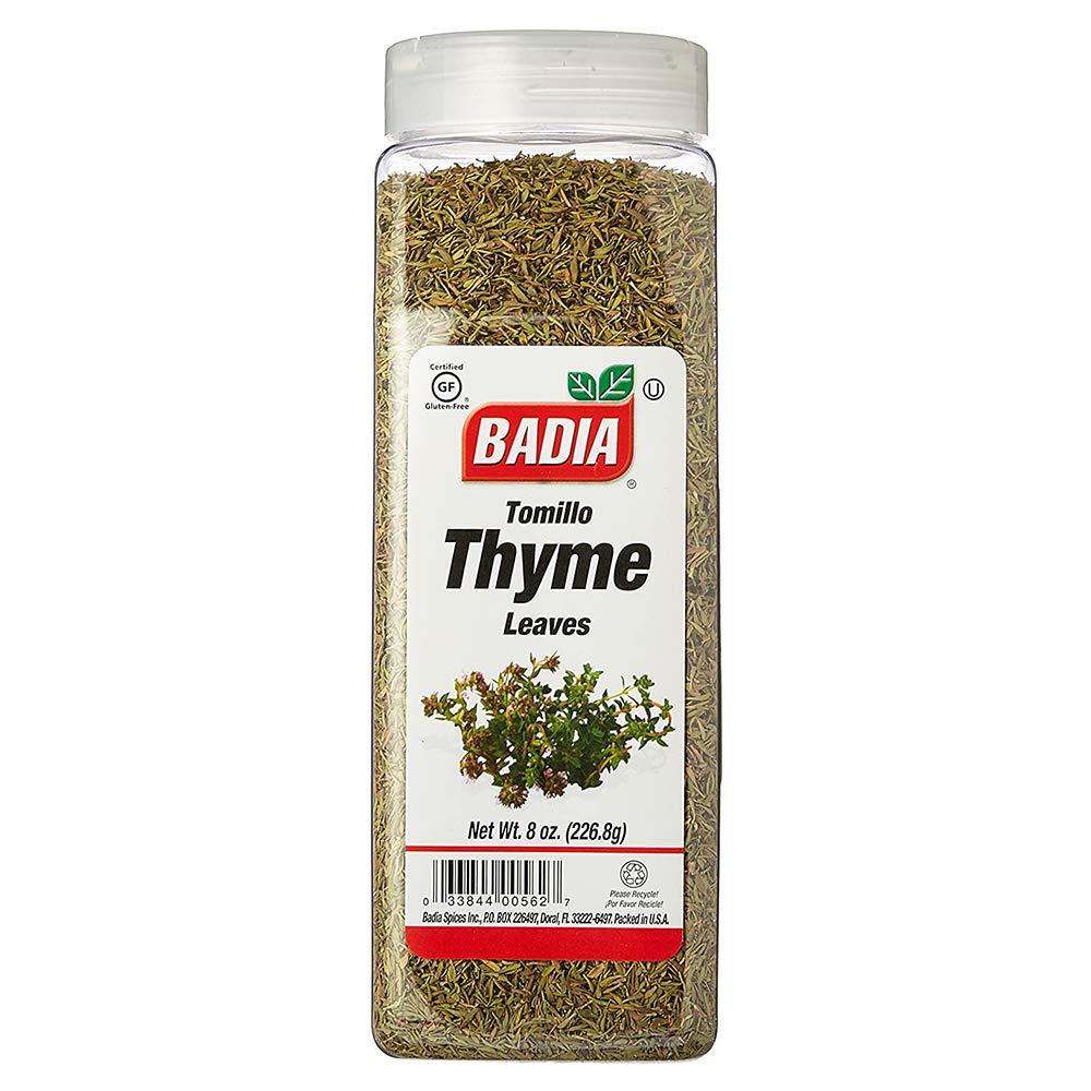 Badia Whole Thyme Leaves 8oz - Pack of 2 | Premium Quality Herbs for Cooking | Buy Now with ...
