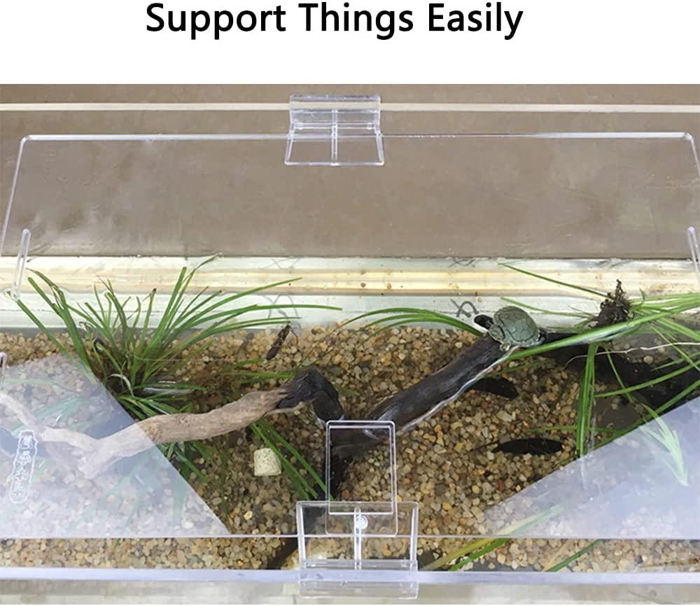 EDOBLUE 8 Pack 8mm Glass Cover Clips for Rimless Aquariums - Universal ...