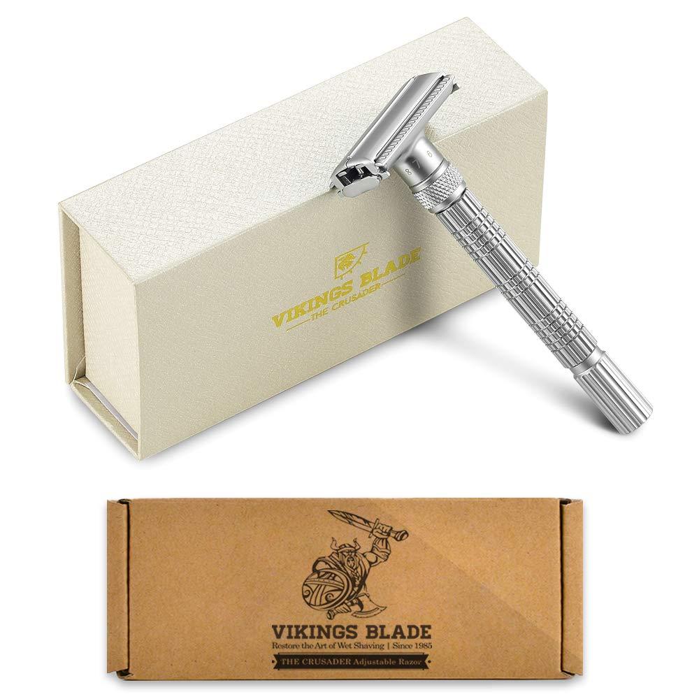 Vikings Blade Adjustable Butterfly Safety Razor - Rusader & Kaiser ...