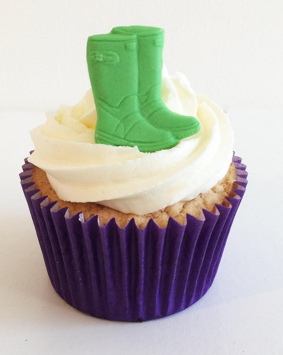 6 Fun & Vibrant Edible Sugar Wellies: Mixed Colours | Buy Now with ...