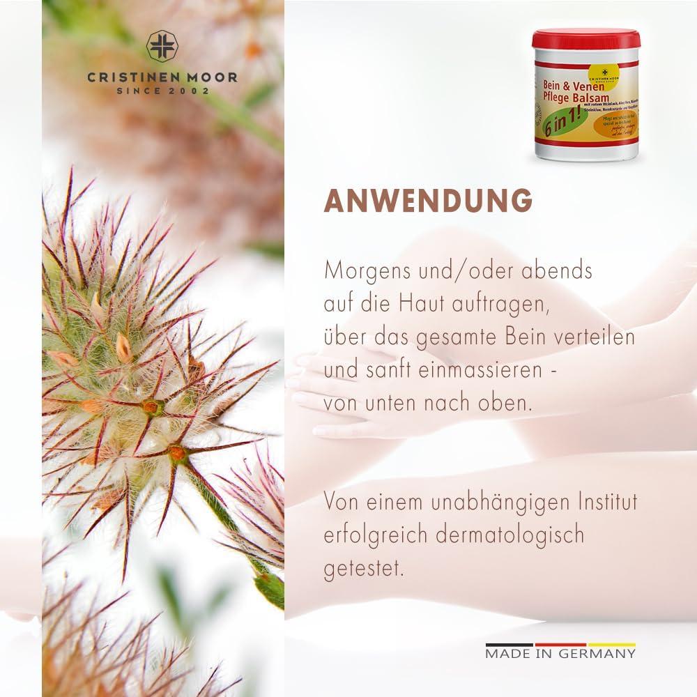 Cristinenmoor Leg & Vein Care Balm 500ml | Relief for Spider Veins ...