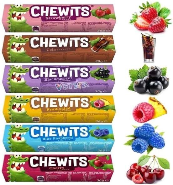 CHEWITS Cola Flavoured Sweets Candy 30g x 5 Packs Delicious Tasty And ...
