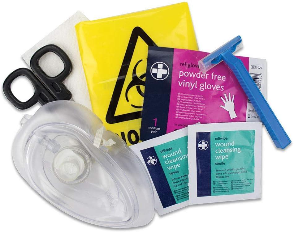 Reliance Medical AED Emergency Prep Kit - Essential Defibrillator Items ...