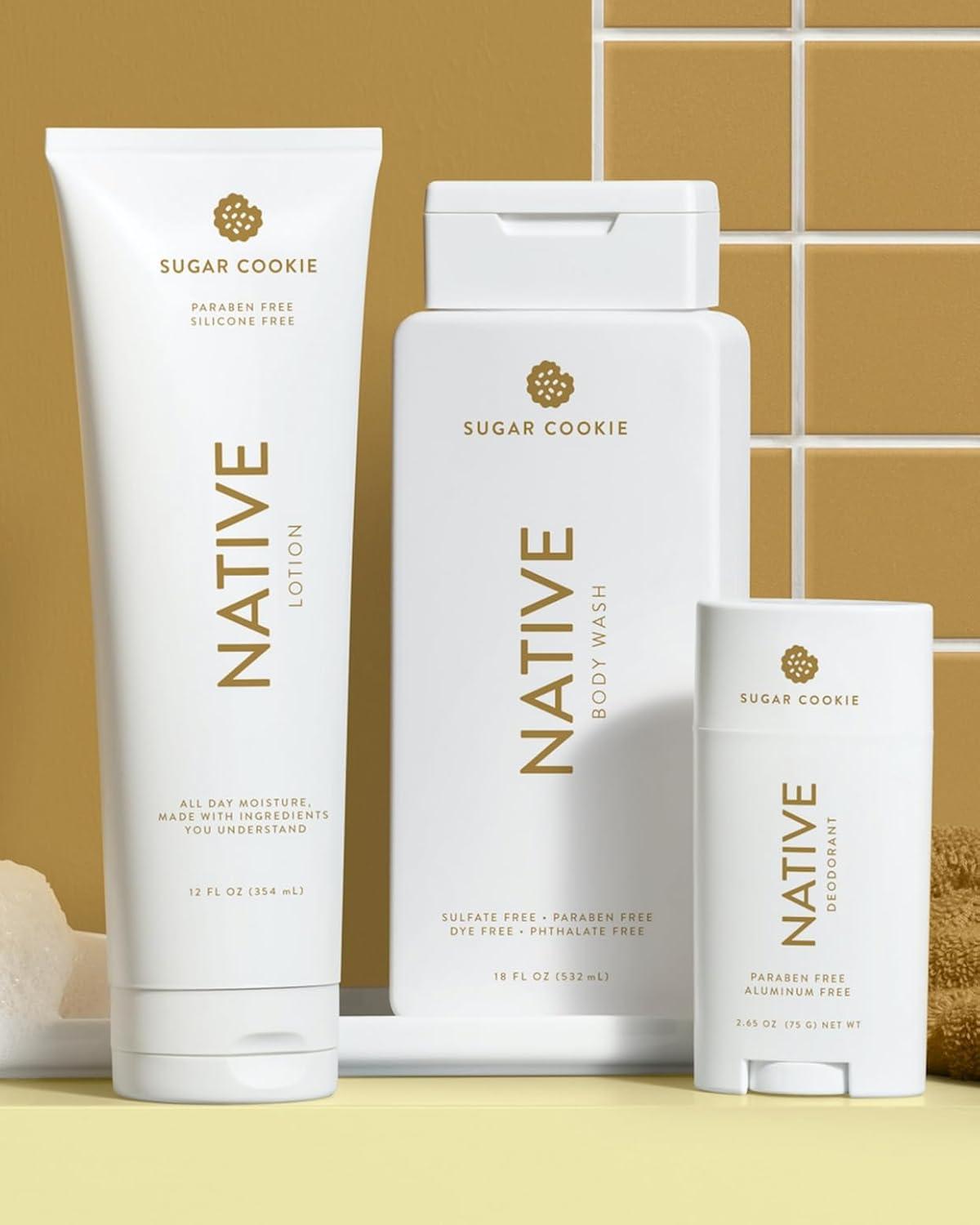 Native Limited Edition Sugar Cookie Body Wash 18 Fl Oz | Vegan Cruelty ...