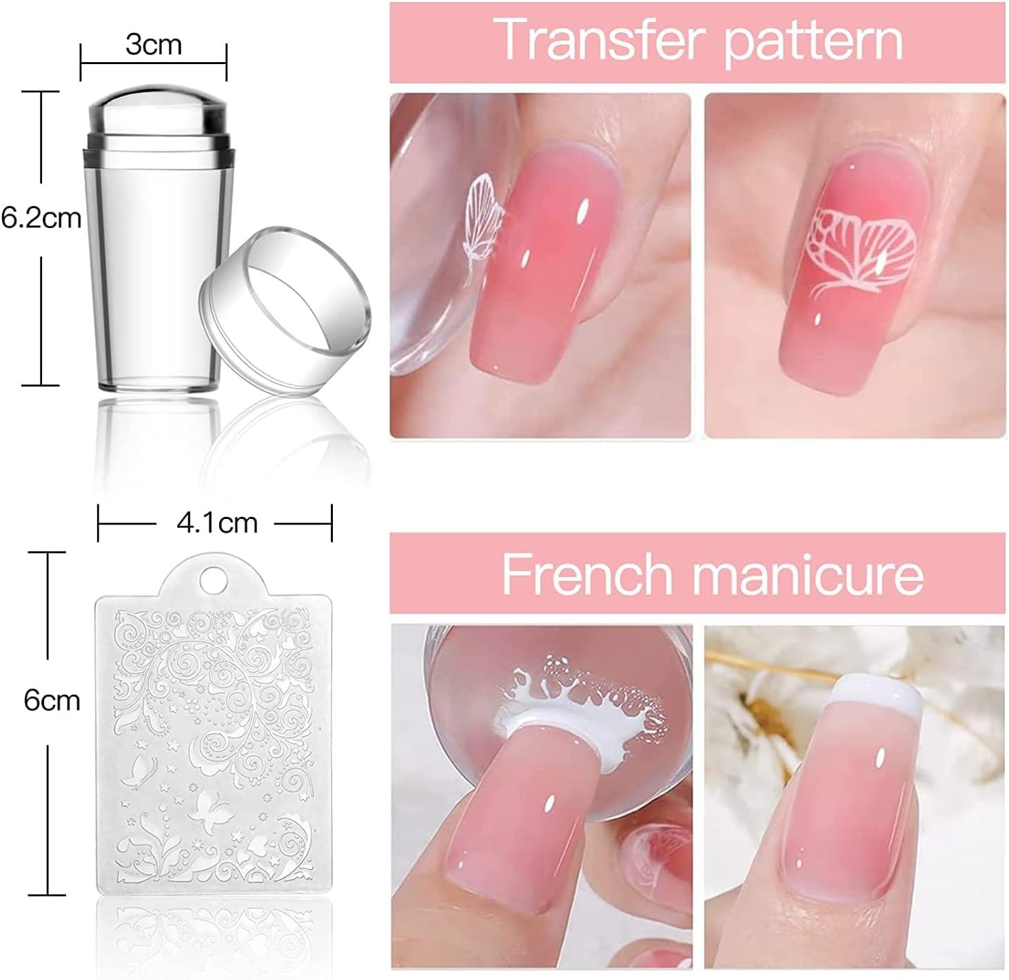 Biutee Nail Stamp Plates Set - 10 Plates, 1 Stamper, 1 Scraper, Nails ...