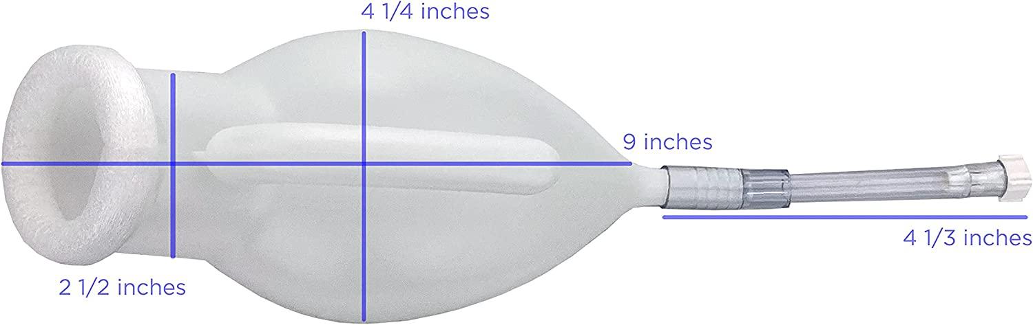 Comfort Fit Advantage Urinal System - Reusable & Portable with Spill ...