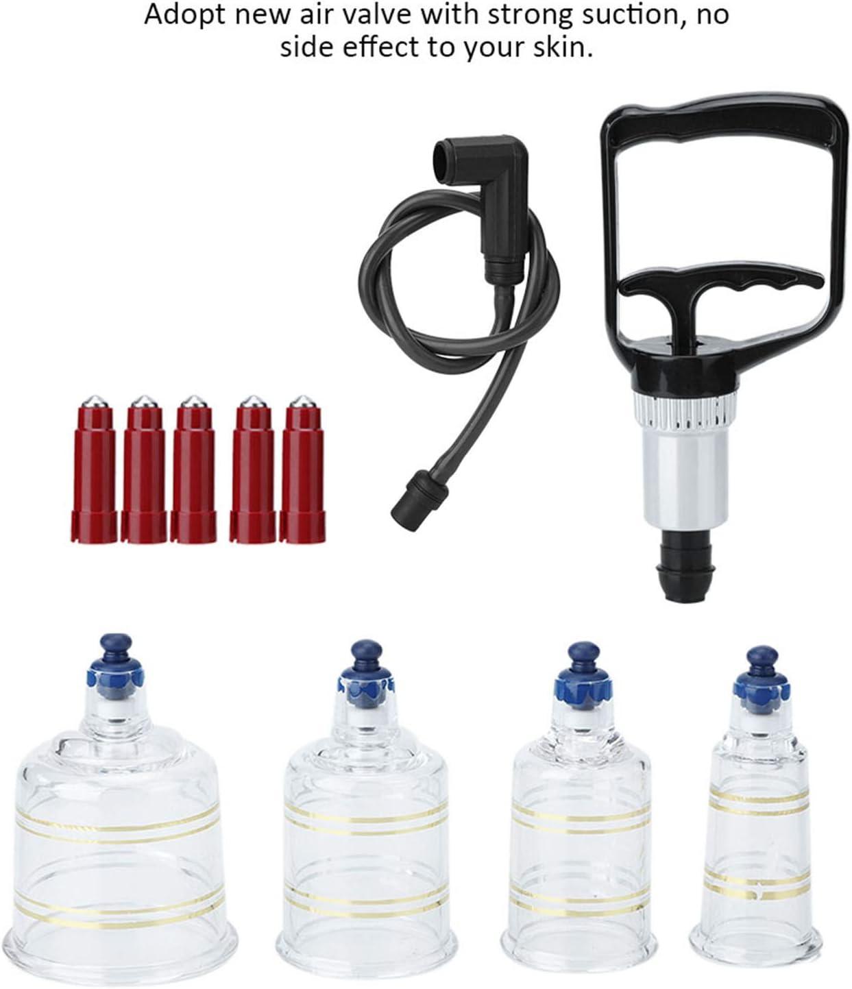 FaceUUUUR Cupping Set with Pump - 19-Piece Chinese Acupuncture Therapy ...