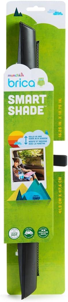 Munchkin Smart Car Window Sun Shade | Maximum UVA UVB Protection | Roll ...