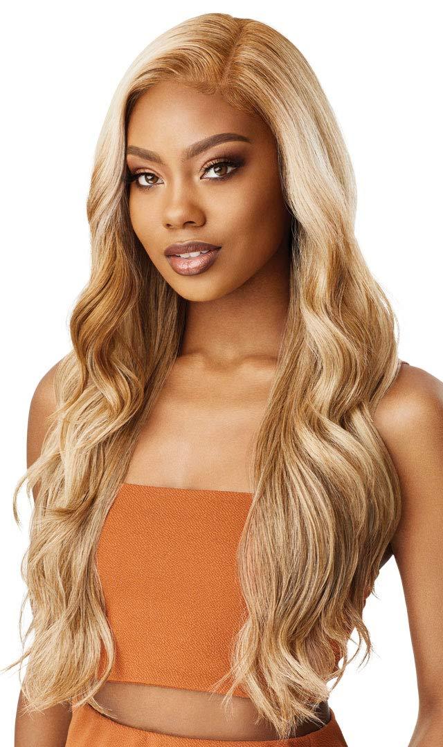 Outre KIMANI Lace Front Colorbomb Body Wave Synthetic Wig in 3DRFFSSTBL ...