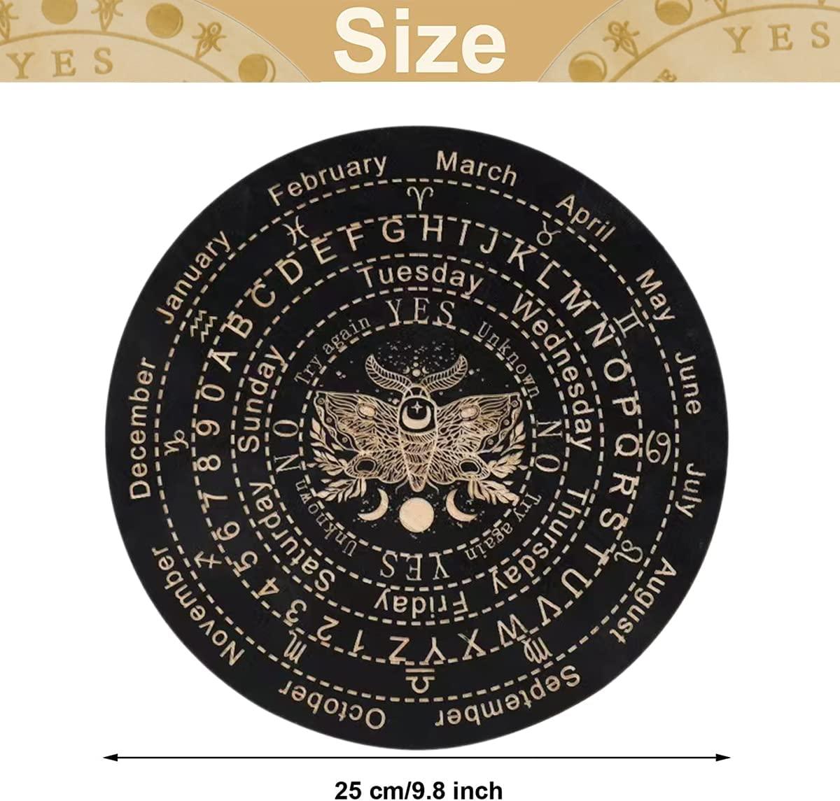 Wooden Divination Pendulum Board Dowsing Divination Wooden Pendulum ...