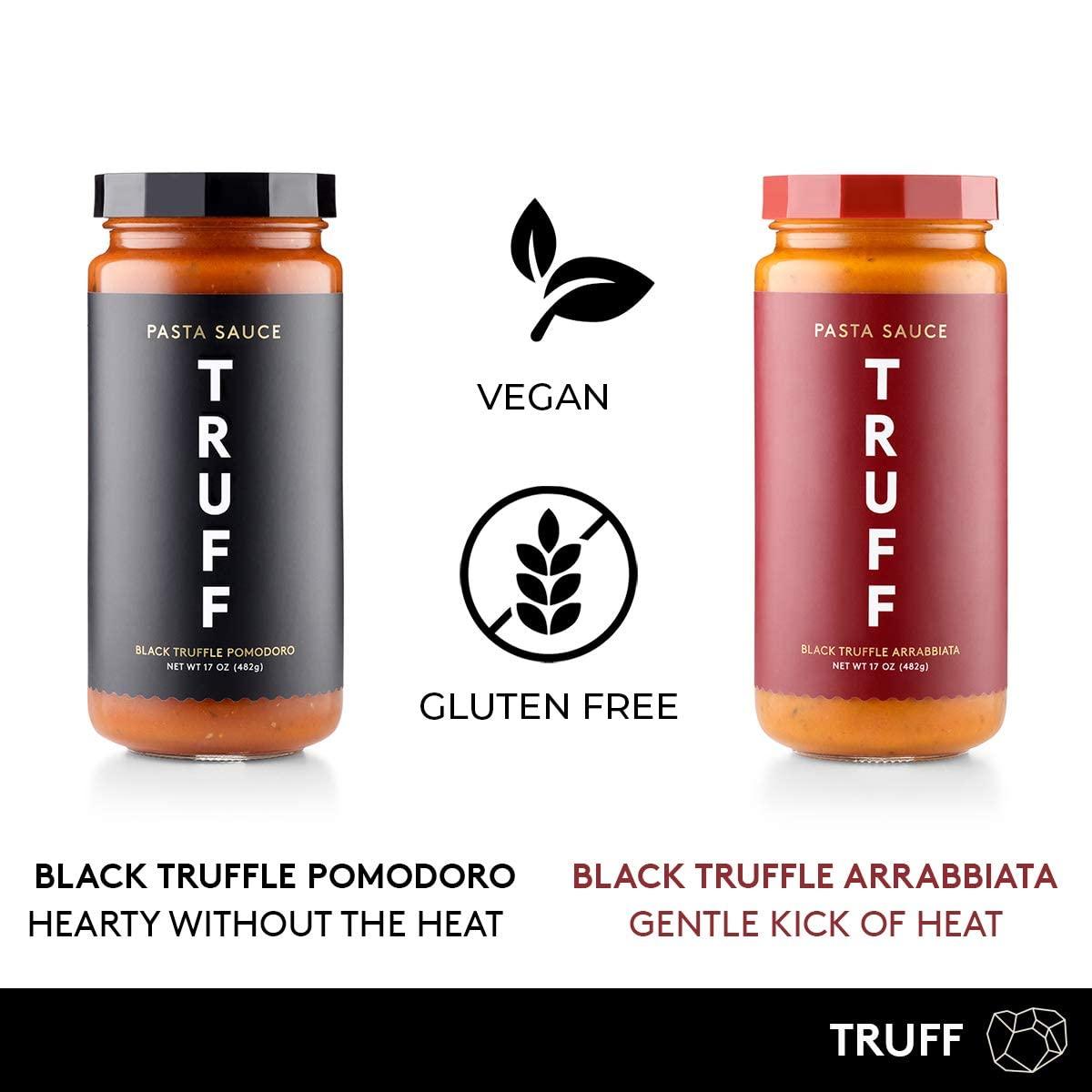 TRUFF Pasta Sauce Bundle - Black Truffle Pomodoro and Arrabbiata - Non ...