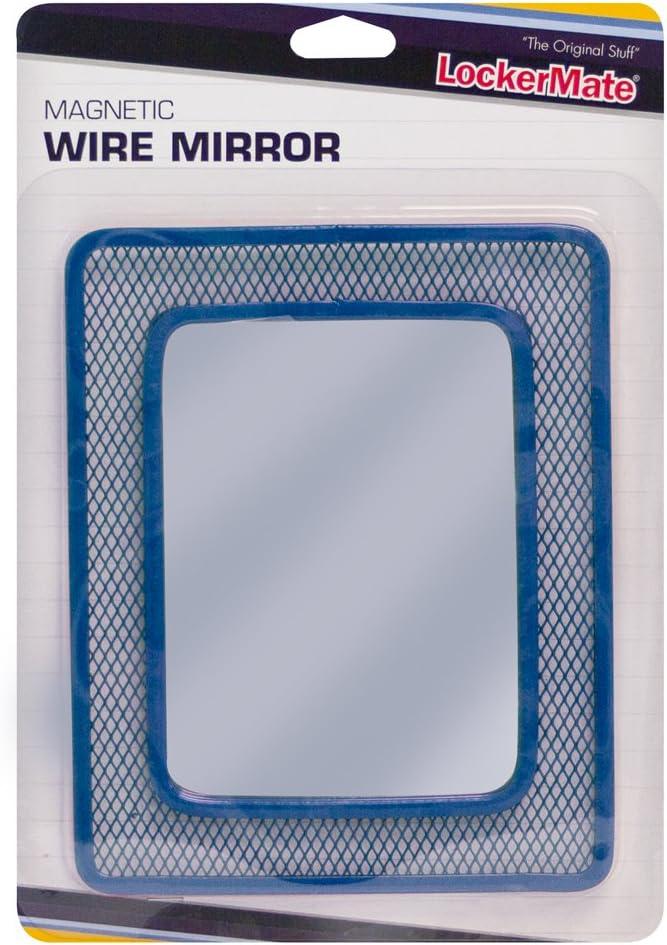LockerMate Wire Mirror Assorted Colors Color May Vary (01056)