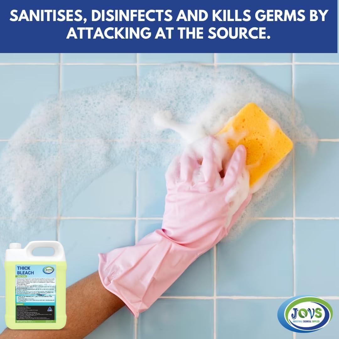 Jovs Thick Bleach 5 Litre - Professional Bleach for Cleaning Toilet ...