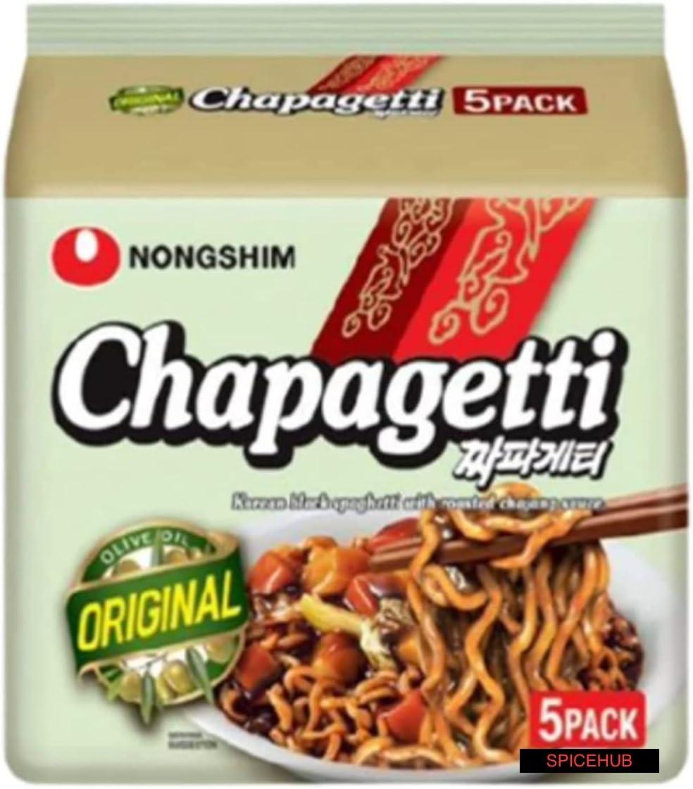 Nongshim Chapagetti Chajang Instant Noodle (Pack of 20) by SPICEHUB ...