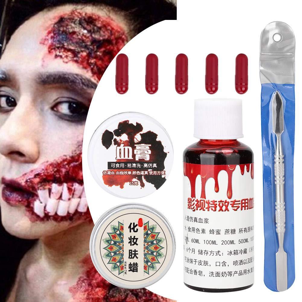 Fake Plasma & Makeup Wax Kit | Realistic Blood Cream & Wound Effects ...