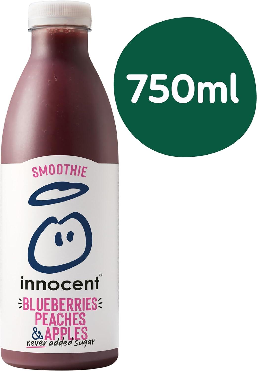 Innocent Blueberries Peaches & Apples Smoothie 750ml | Refreshing Fruit ...