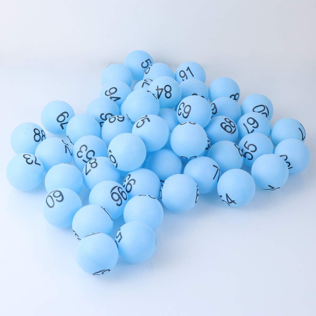 Toyvian 100pcs Numbered Balls 1-100 for DIY Bingo Game & Entertainment ...