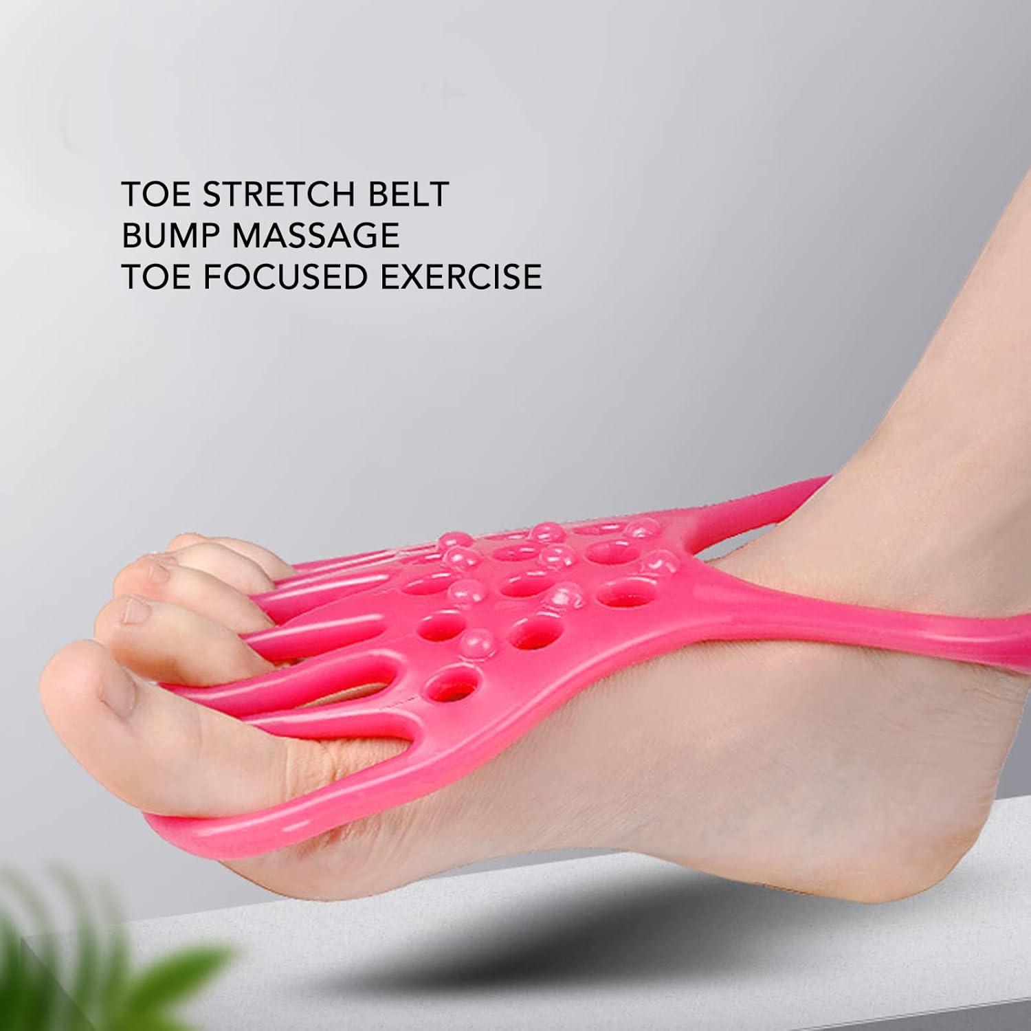 Bump Point Massage & Toe Stretch Belt - Claw Toe Straightener for Foot ...