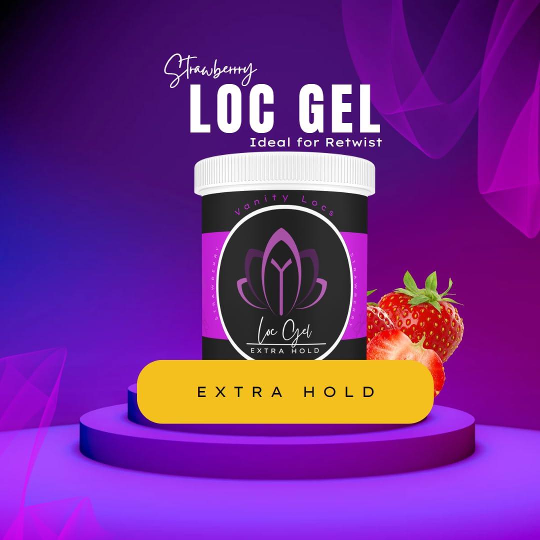 Vanity Locs Strawberry Loc Gel - Extra Hold for Retwist | Fresh Locs ...